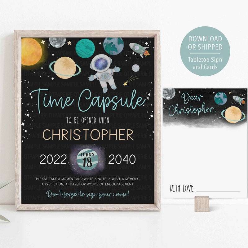 1st Birthday Time Capsule Box - Etsy