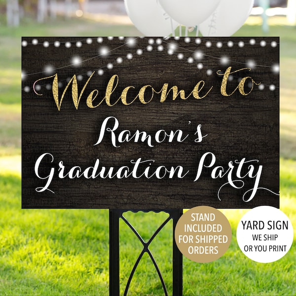 Grad Party Entrance Signs - Etsy