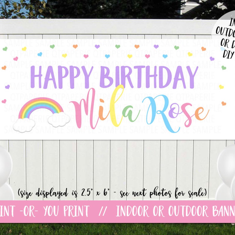 Pastel Rainbow Birthday - Etsy