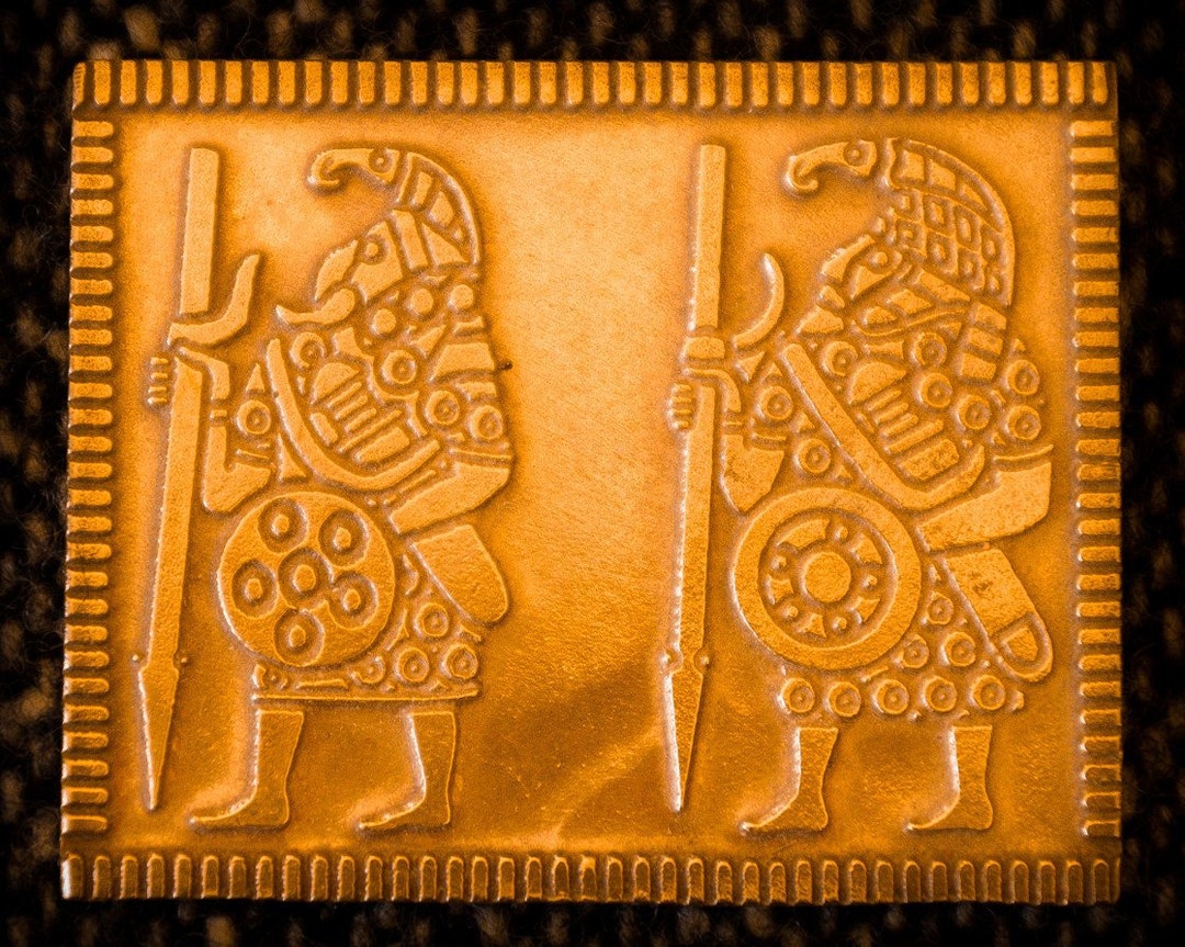 Helm Plaque - Left Facing With Spear - PV10 - Etsy