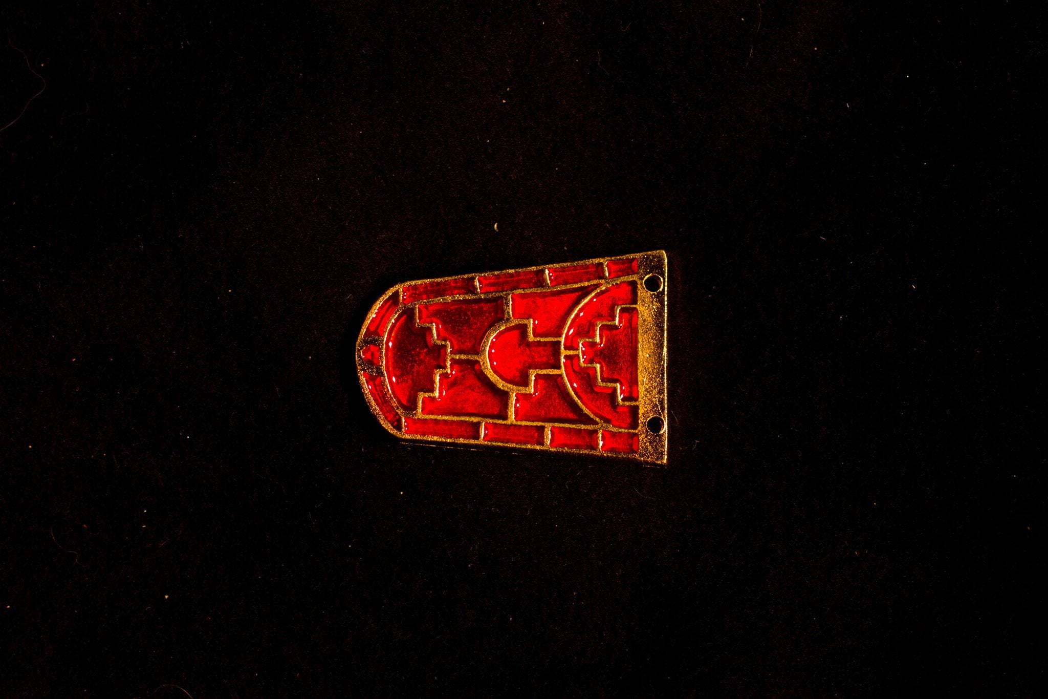 Large Sutton Hoo Enamel Belt Tip - S-30 - Etsy