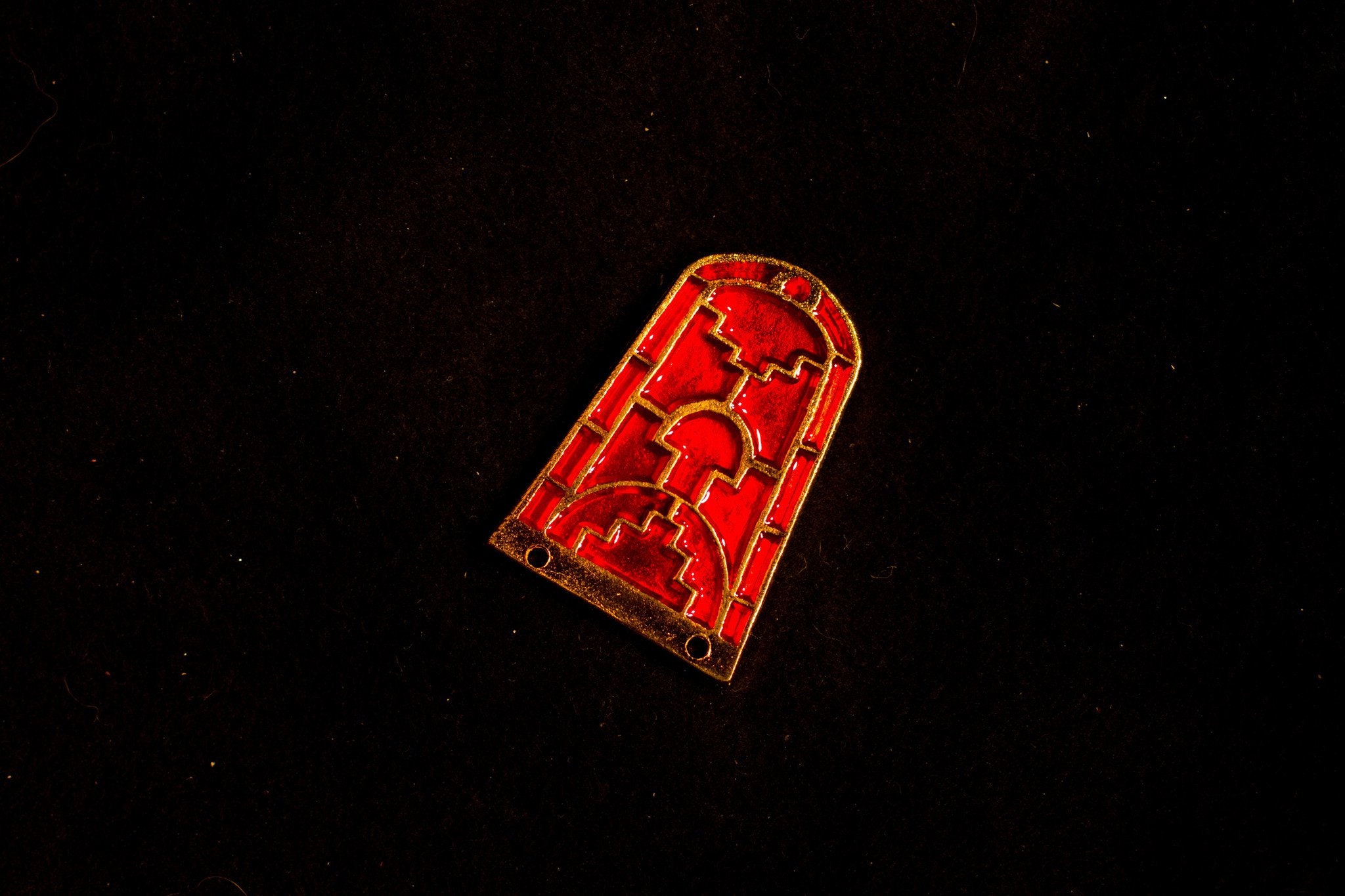 Large Sutton Hoo Enamel Belt Tip - S-30 - Etsy