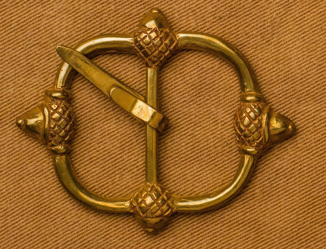 Belt Buckle With Acorns - X-92 - Etsy