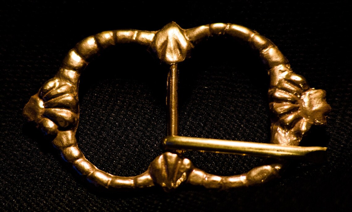 16th Century Double Oval Belt Buckle With Flower - Z-79 - Etsy