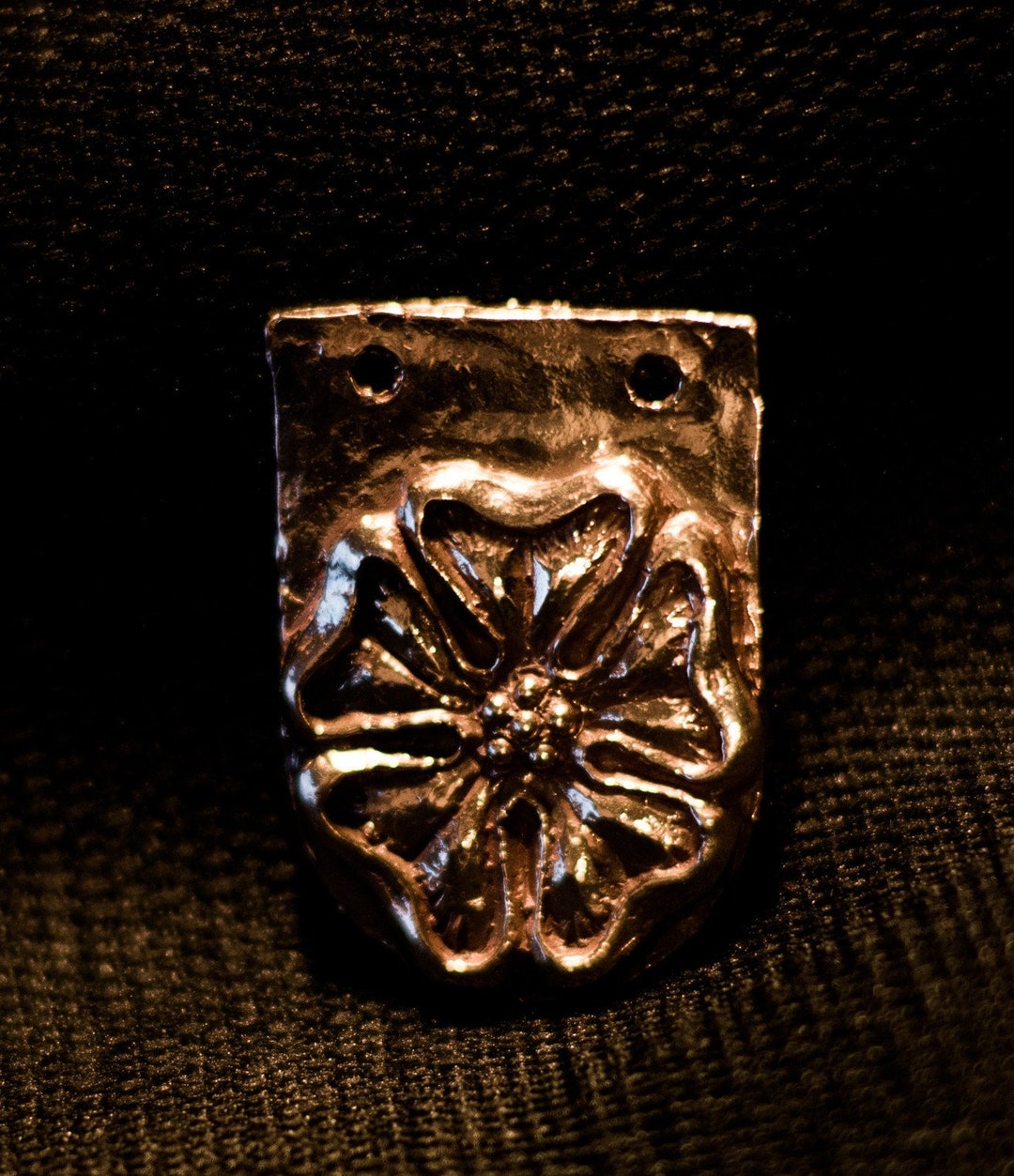 Belt End - Rose Pattern - X-67 - Etsy