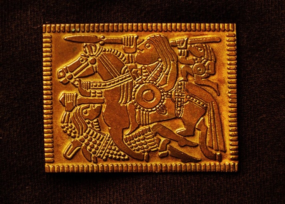 Helm Plaque Horseman with Spear PV02 | Etsy