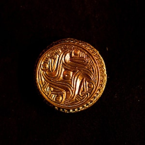 Frankish - Germanic Round Brooch - Chip Carved! - A-60 - Etsy