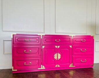 Hot Pink Dresser | Etsy