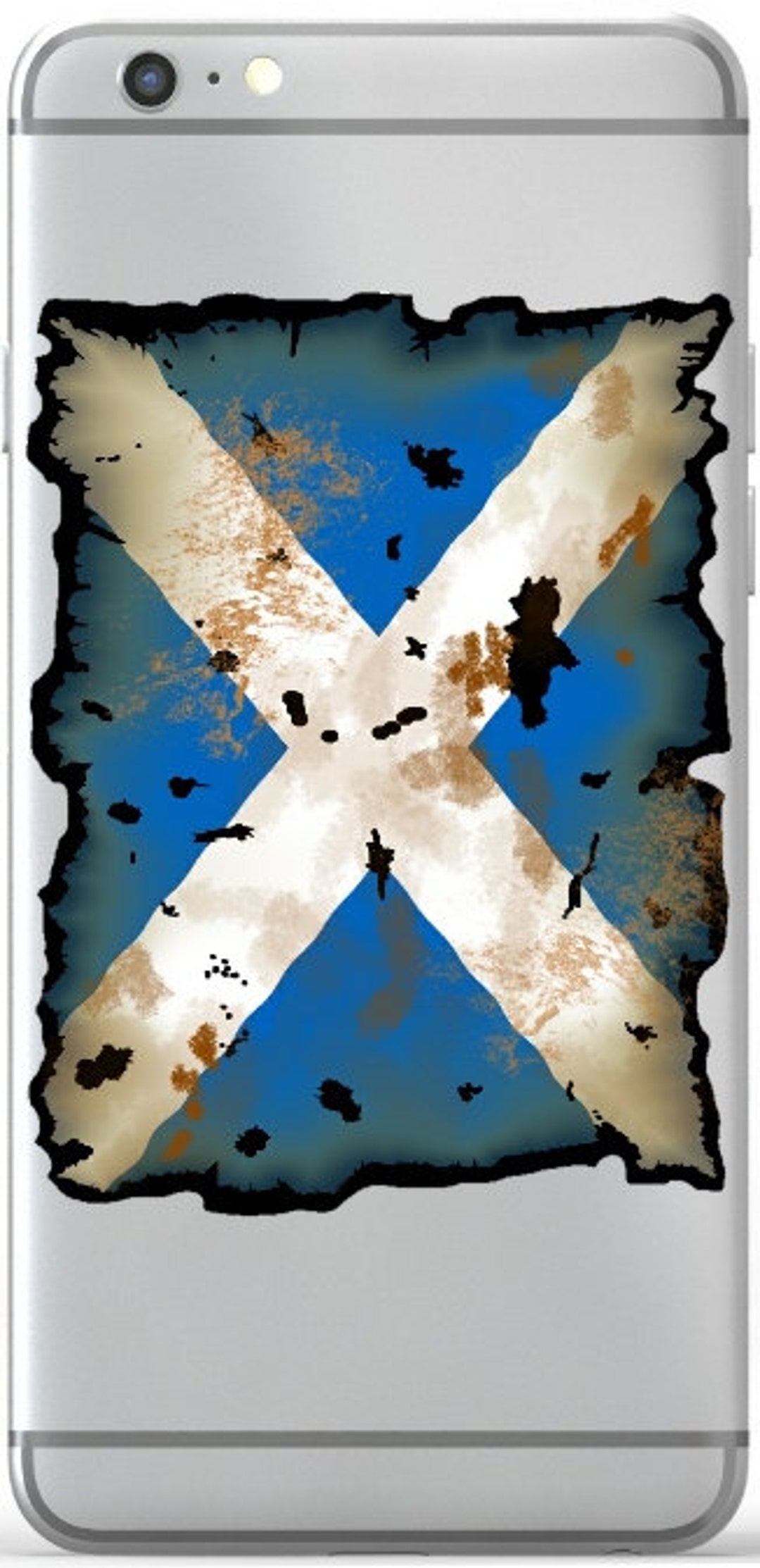 Saltire Battle Flag Cut Decal - Etsy UK