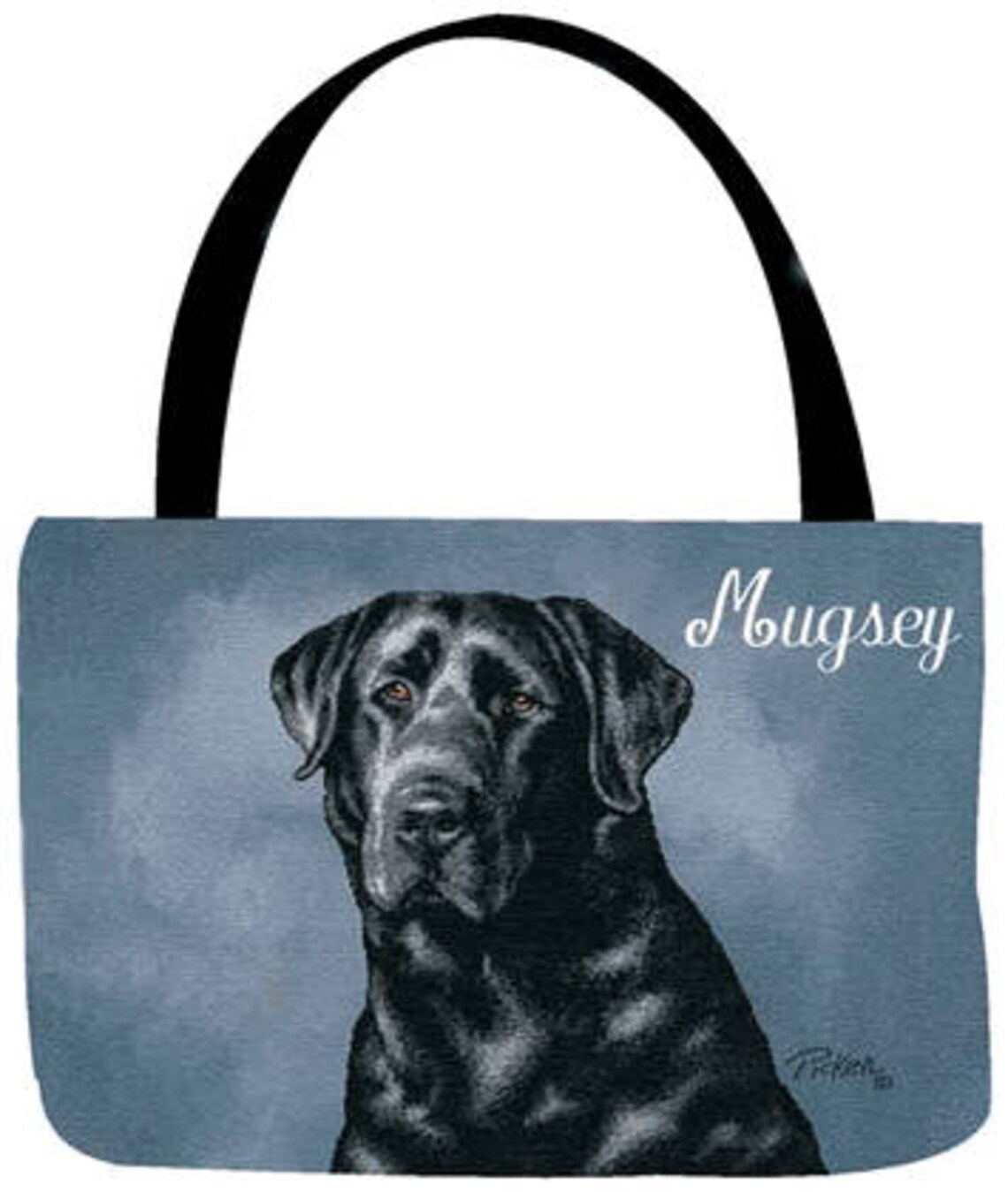 Black Labrador Personalized Tote Bag With Your Pet's Name - Etsy