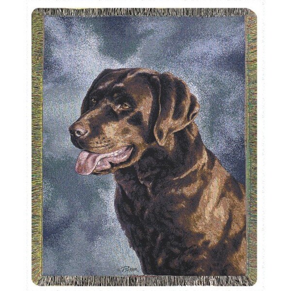 Chocolate Lab Blanket - Etsy