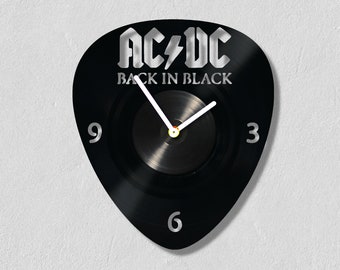 Acdc Vinyl Record Clock - Etsy