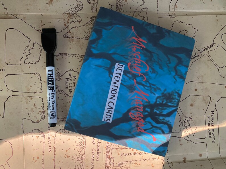 Magic School Detention Cards | Etsy