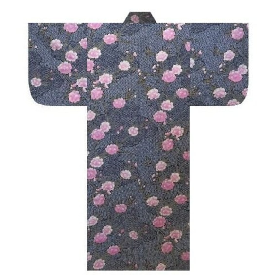 Sakura Pattern Black Yukata - Etsy