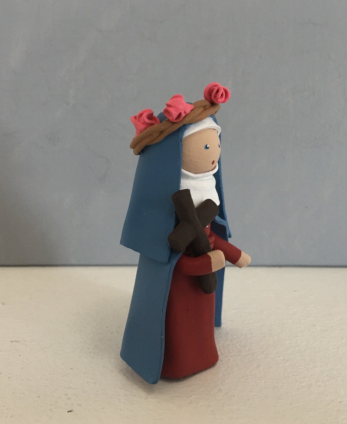 Saint Flora of Beaulieu Handmade Statue Confirmation gift | Etsy