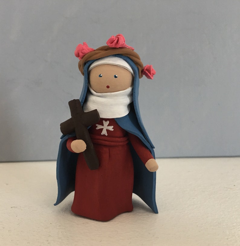 Saint Flora of Beaulieu Handmade Statue Confirmation gift | Etsy