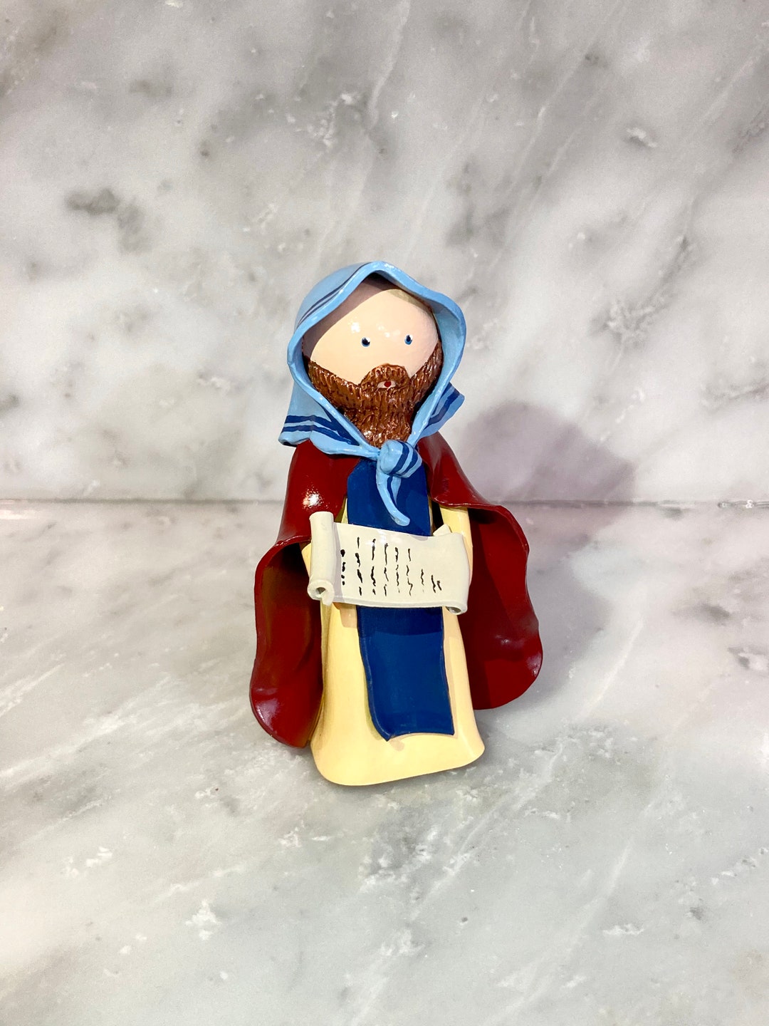 Saint Ephrem Handmade Clay Statue Christmas Gift Stocking Stuffer ...
