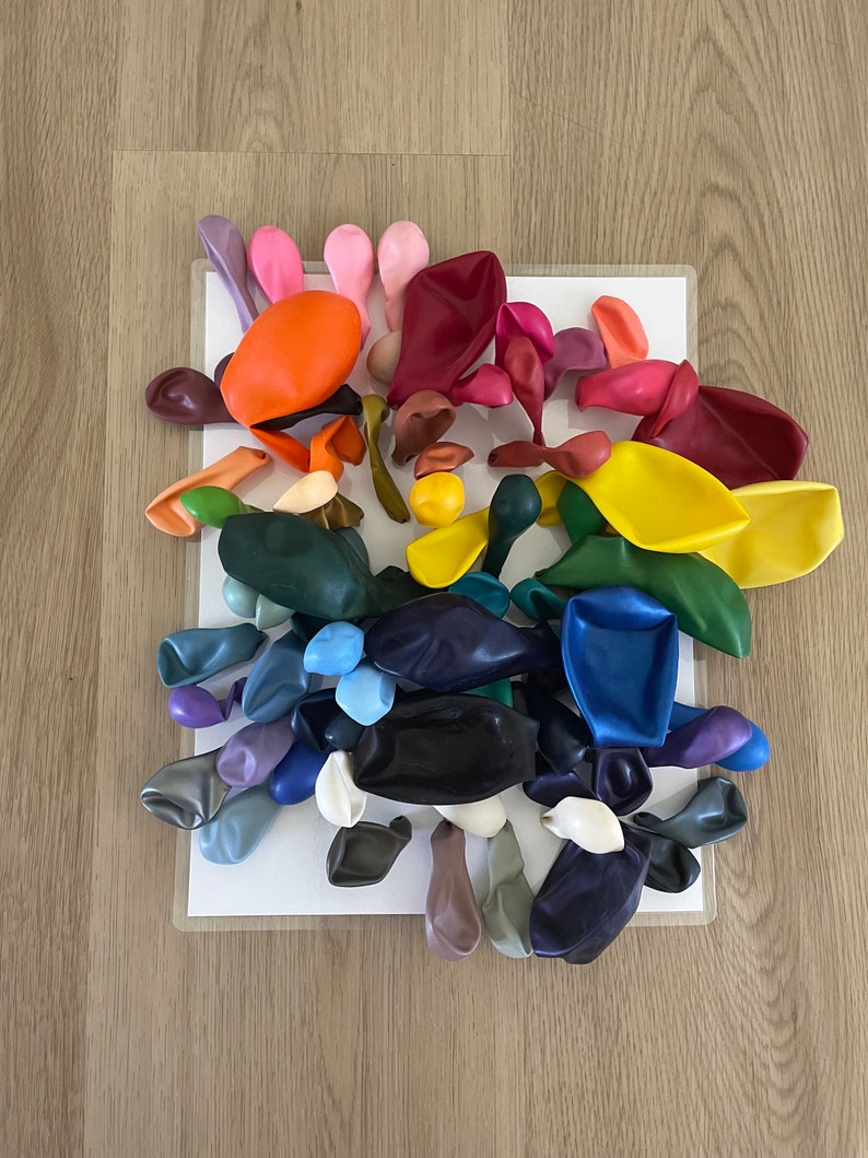 Tuftex Color Chart With Balloons-updated - Etsy