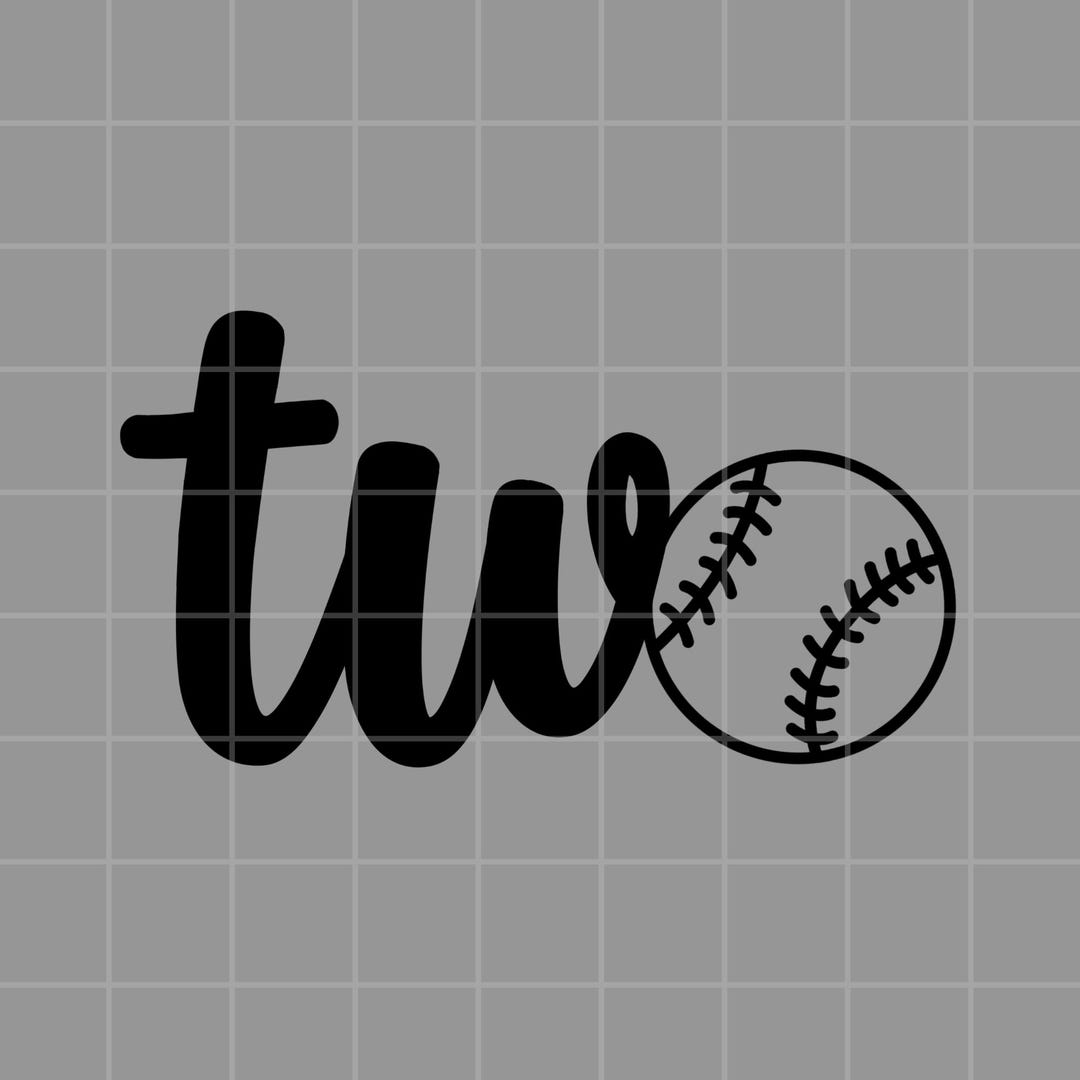 Baseball Two Digital Download, PNG, SVG, Cake Topper - Etsy