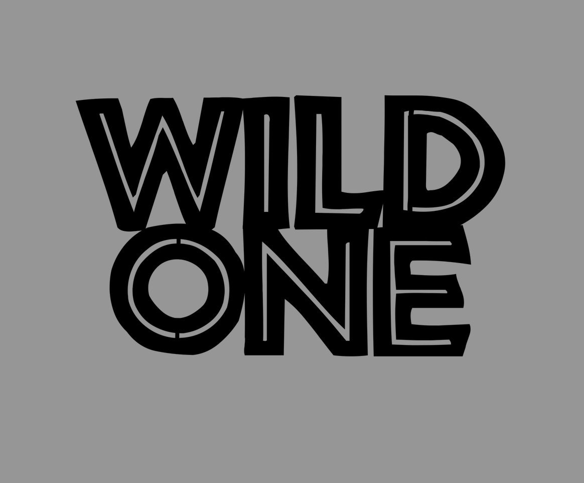 Wild One Digital Download, PNG, SVG, Cake Topper - Etsy