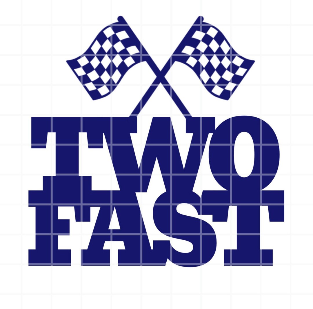 Two Fast Digital Download, PNG, SVG, Cake Topper - Etsy