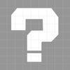 Mario Question Mark PNG, SVG, PDF, Digital Download - Etsy