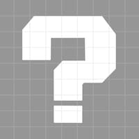 Mario Question Mark PNG, SVG, PDF, Digital Download - Etsy