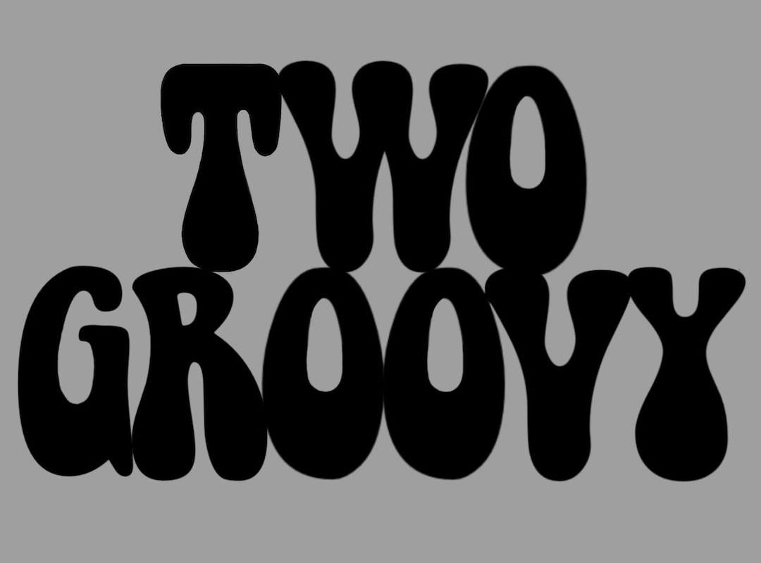 Two Groovy Instant Download, SVG, PNG, Cake Topper - Etsy