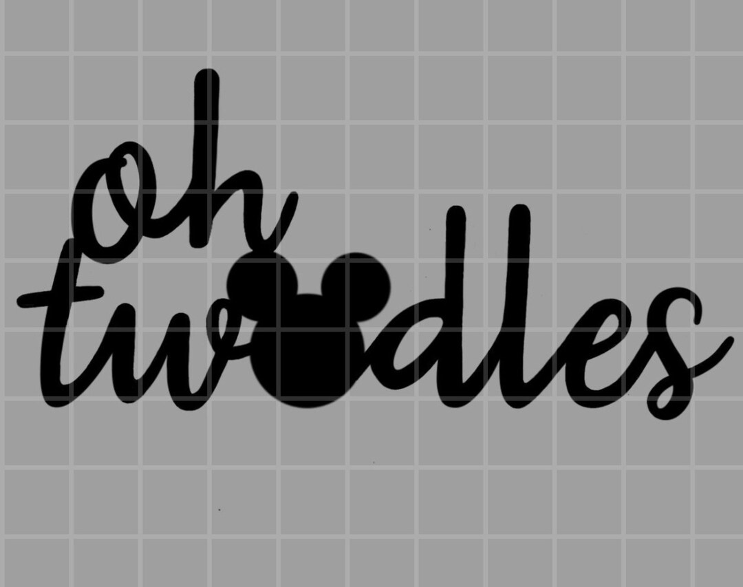 Oh Twodles Digital Download, PNG, SVG, Cricut, Cake Topper - Etsy