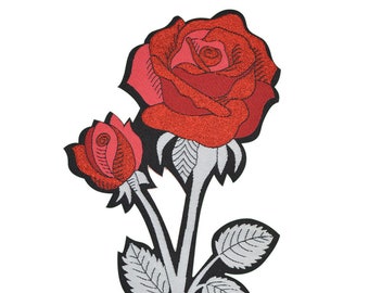Custom Back Patches for Jackets ROSE Patch Flower Patch - Etsy