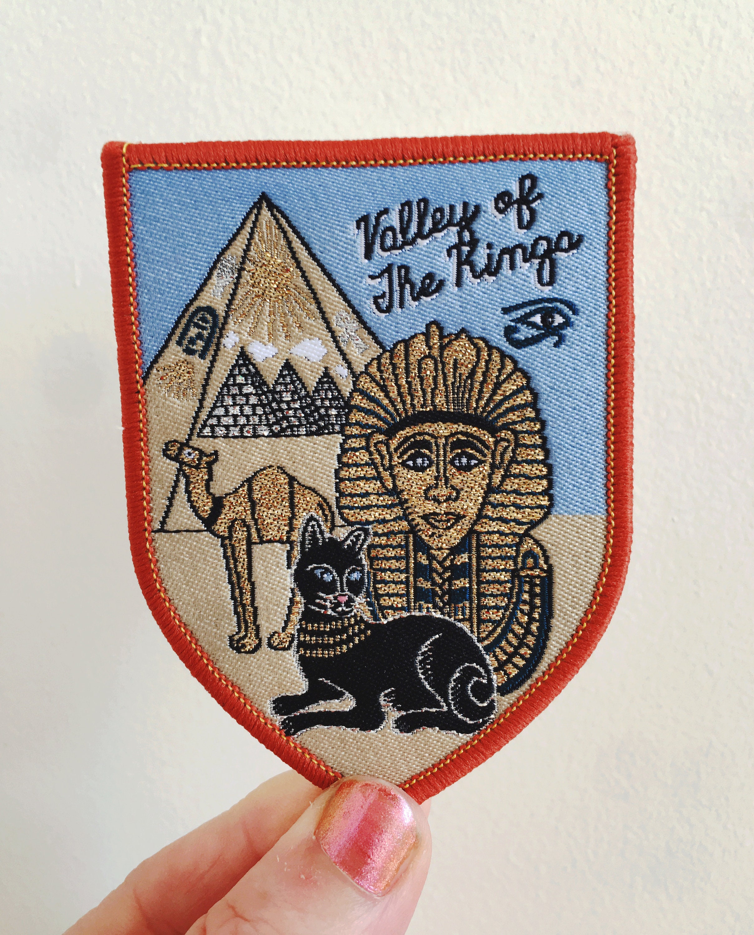 Egypt Travel Patch Valley of the Kings Iron on Patch Egypt - Etsy