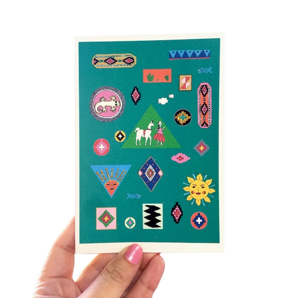 Peruvian Birthday Card - Etsy