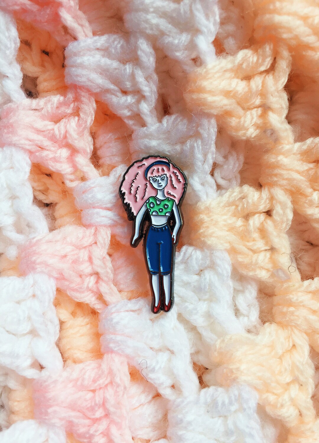 Weird Barbie Pin, Barbie Film Tiny Doll Enamel Lapel Pin Badge - Etsy
