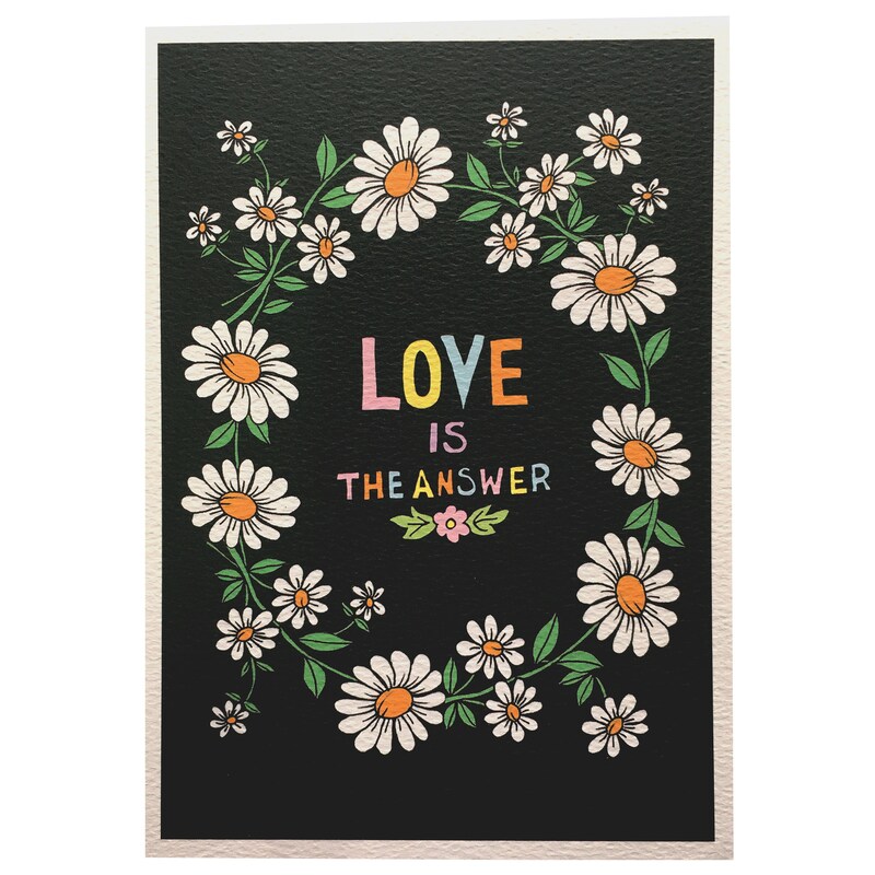 Love is the Answer - Etsy