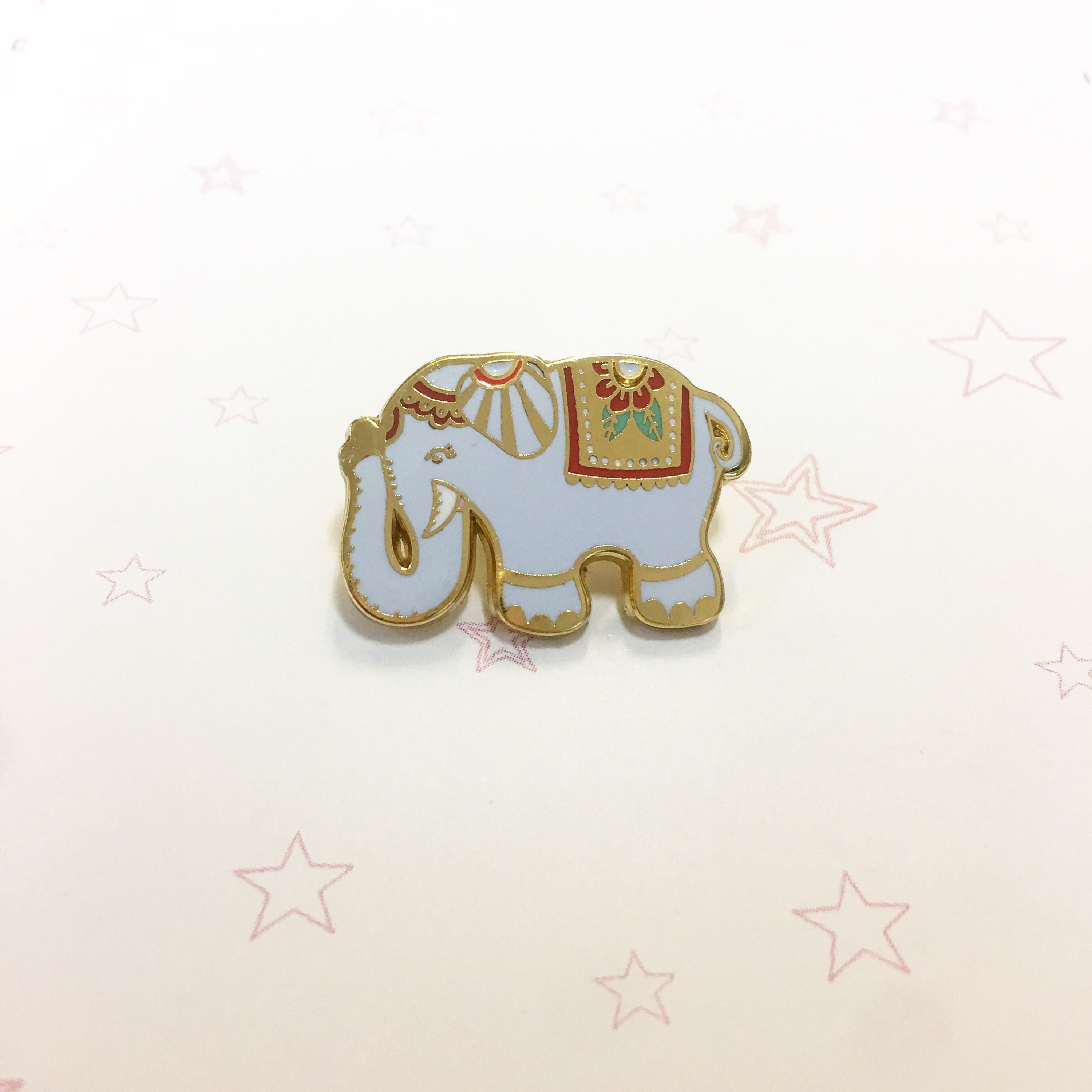 Indian Elephant Enamel Pin Cute Elephant Pin Animal Lapel - Etsy