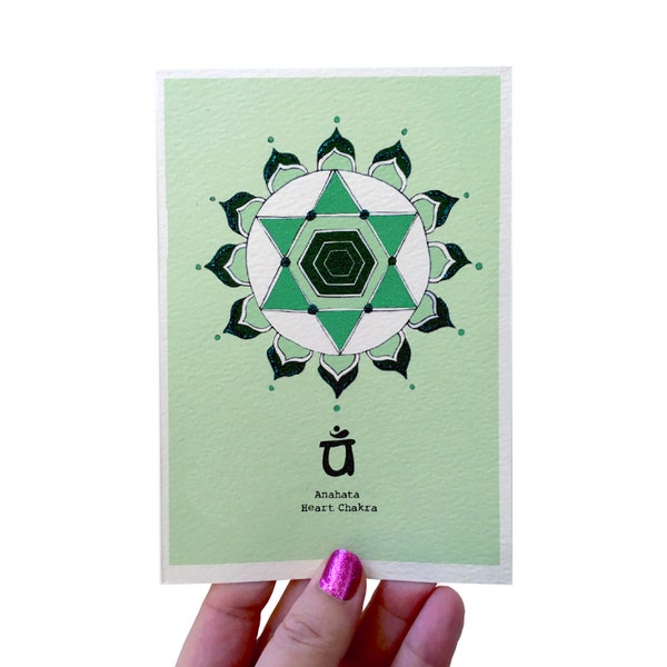 Heart Chakra Birthday Card - Etsy
