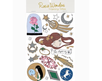 Magic Hand Temporary Fake Tattoo Sticker set of 2 - Etsy