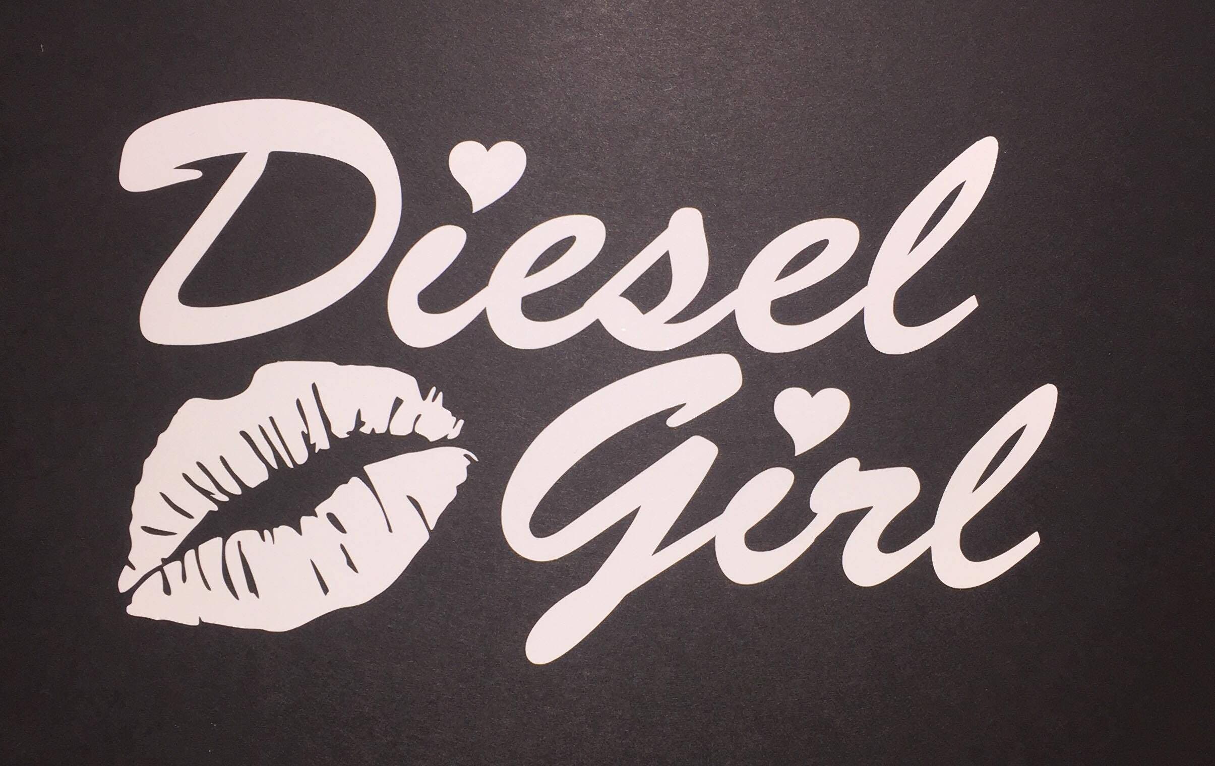Diesel Girl Lips Sticker Vinyl Decal Diesel - Etsy