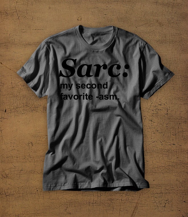 Sarc My Second Favorite Asm | Tshirt | Tee | Shirt | Sarcasm | Adult ...