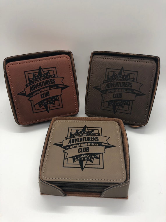 Adventurers Club Coaster Set Kungaloosh Pleasure Island - Etsy