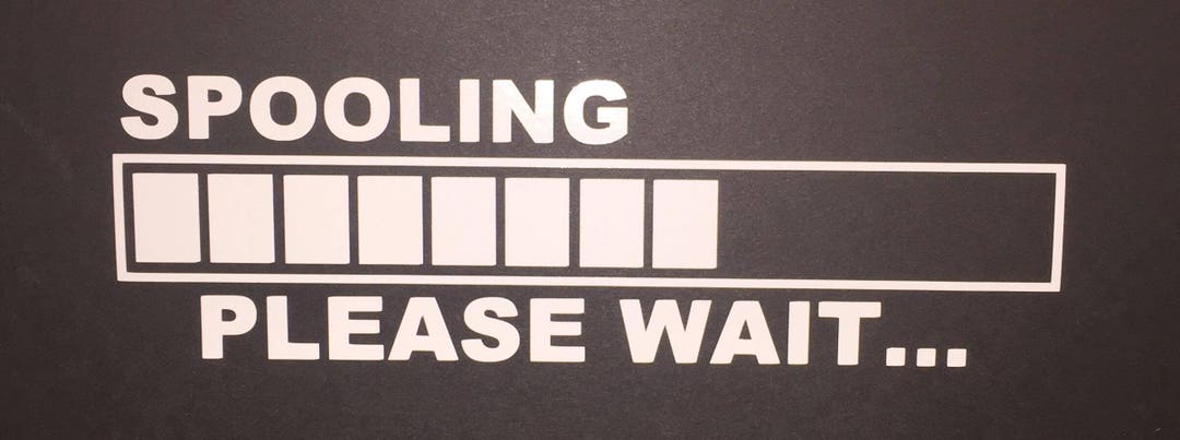 Spooling Please Wait Sticker Vinyl Decal Ecoboost Boosted Turbo - Etsy