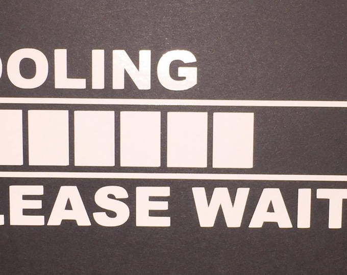 Spooling Please Wait Sticker Vinyl Decal Ecoboost Boosted Turbo - Etsy