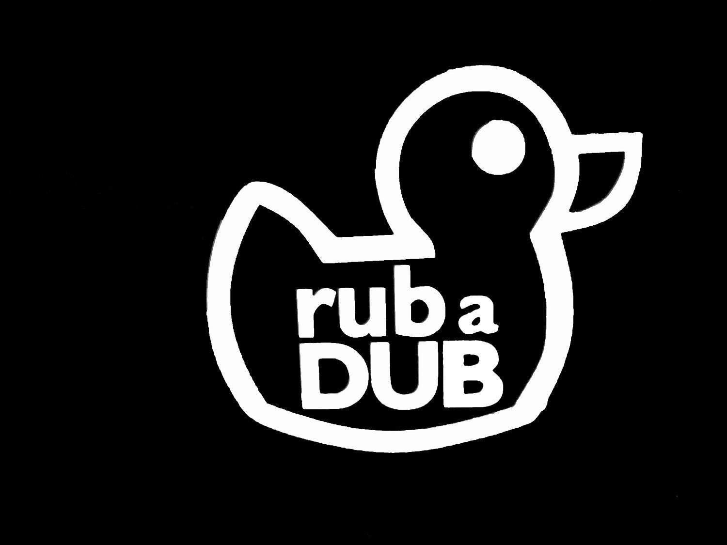 Rub A Dub Sticker Vinyl Decal | Etsy