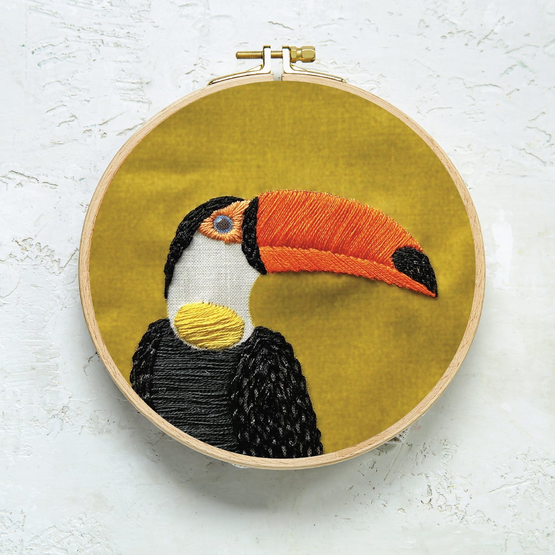 Toco Toucan | Embroidery Kit - Etsy