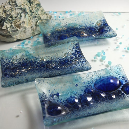 Tutorial Fusing Glass Powder Evergreen Trees at Sunrise Sunset | Etsy UK