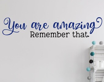 Amazing Wall Decal - Etsy