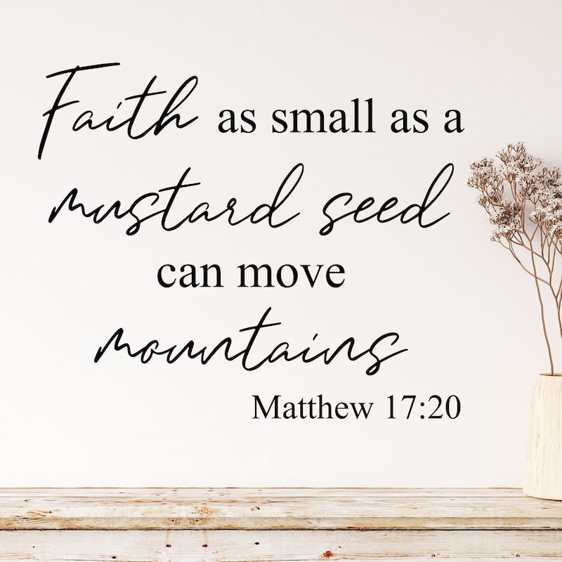 Faith Wall Decal - Etsy