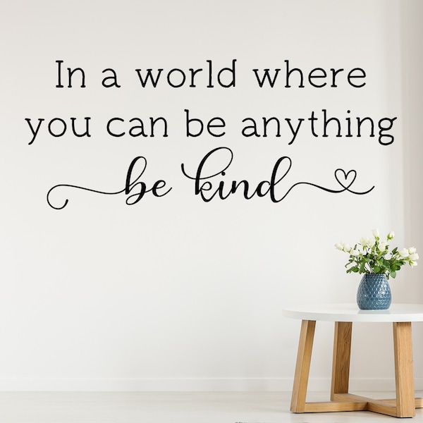 Kindness Vinyl Decal - Etsy