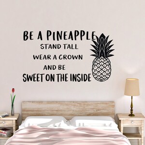 Be a Pineapple Decal- Be Like a Pineapple- Pineapple Decal- Be a ...