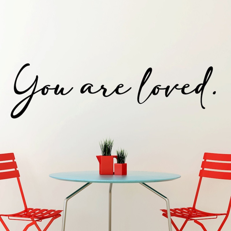 Love You Wall Decal - Etsy